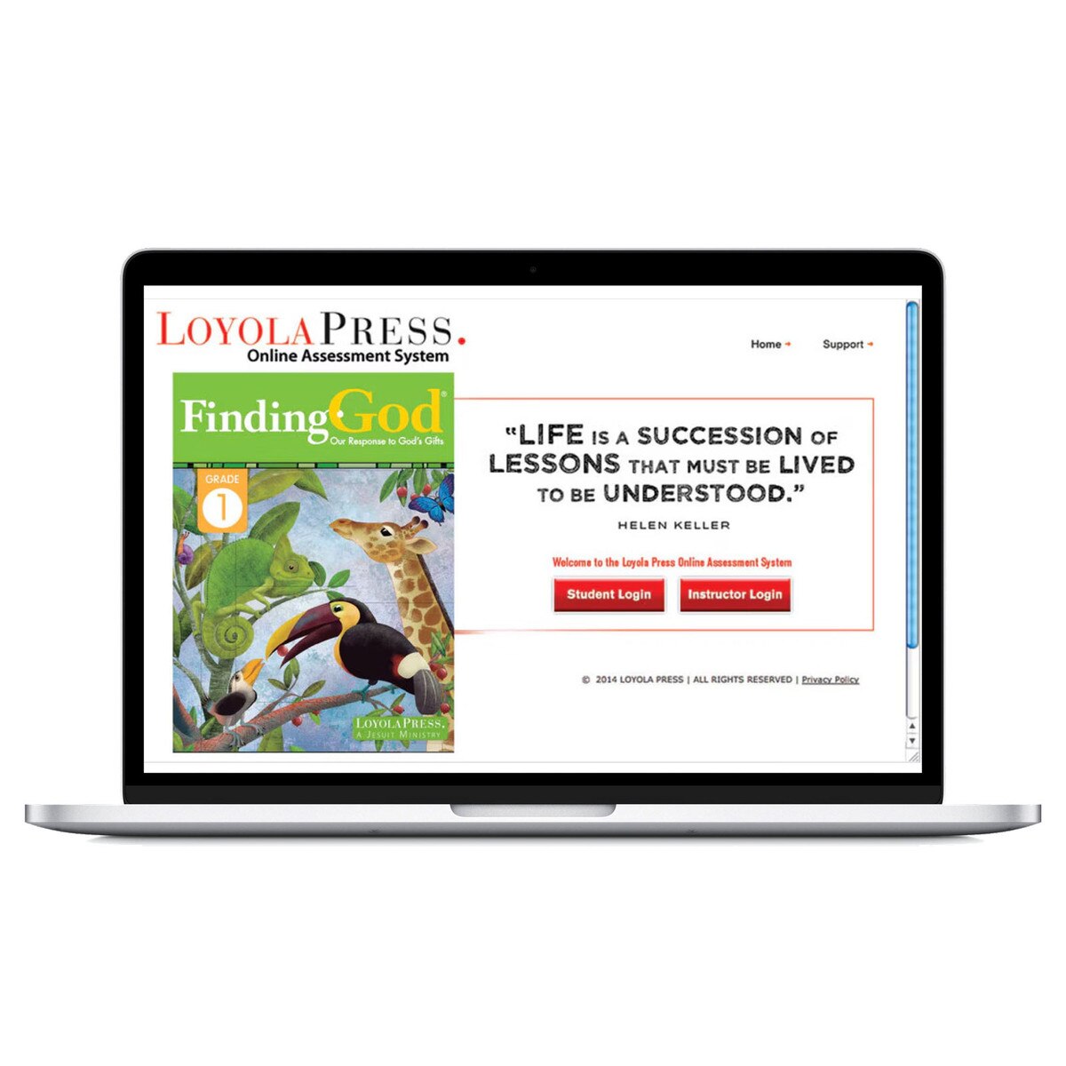 Finding God Online Assessment - Grade 1 (Digital Subscription) | Loyola ...